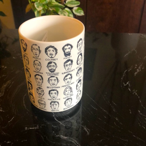 Art | Modern Art Cup With Portraits Of Famous Artists | Poshmark